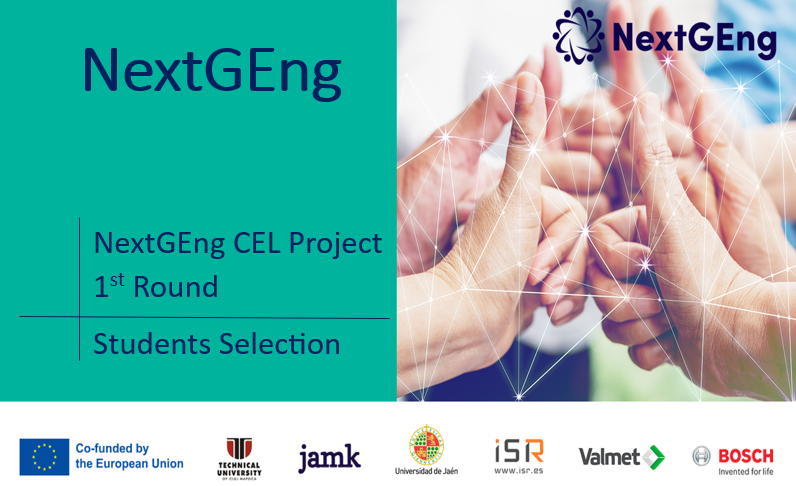 Student Selection - CEL Projects 1st Round - Nextgeng.eu